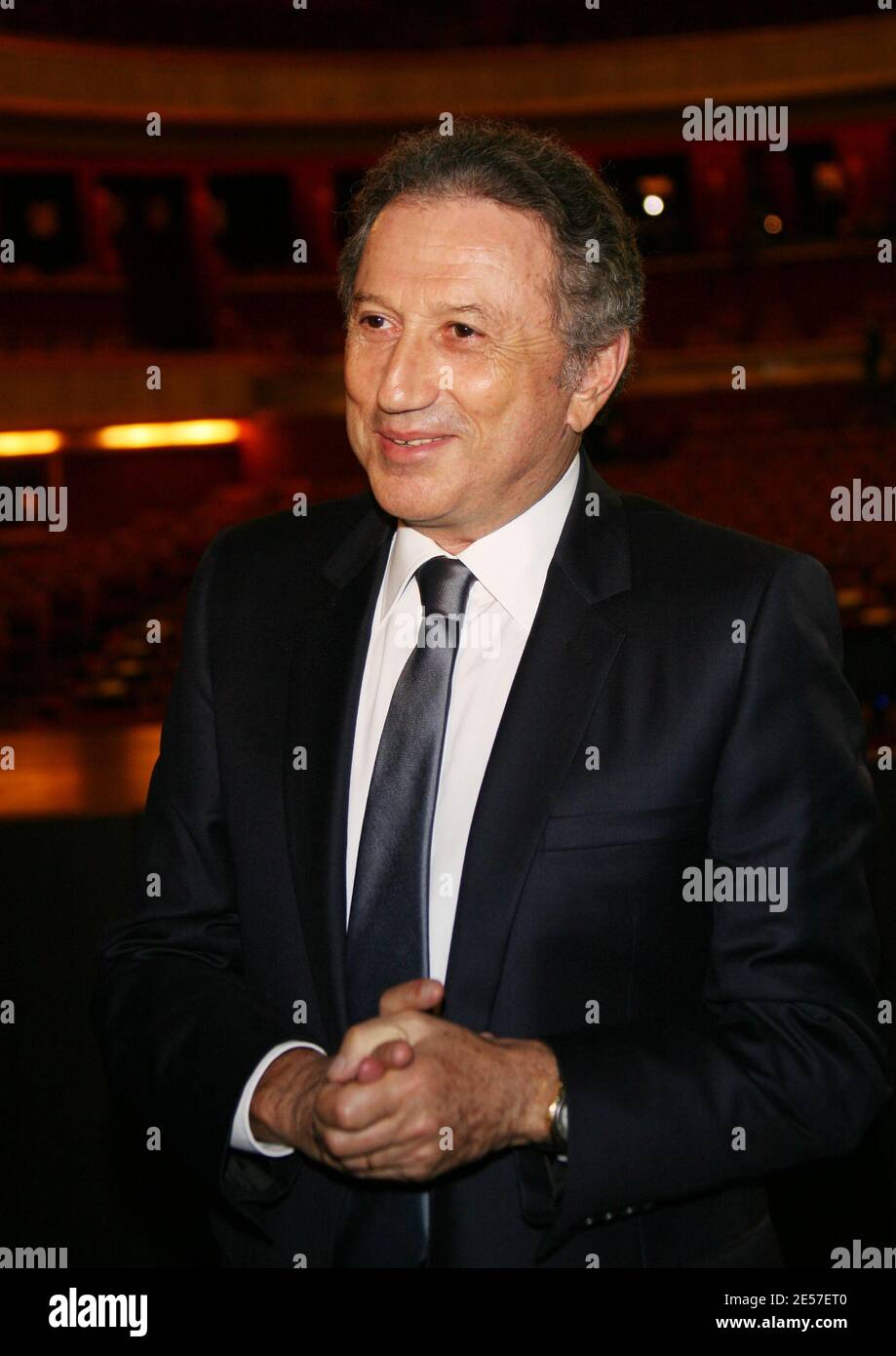 TV Presenter Michel Drucker poses before the Nids d'Or for Nestle party ...