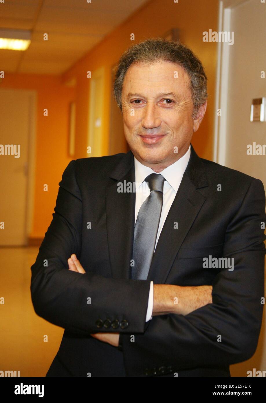 TV Presenter Michel Drucker poses before the Nids d'Or for Nestle party ...