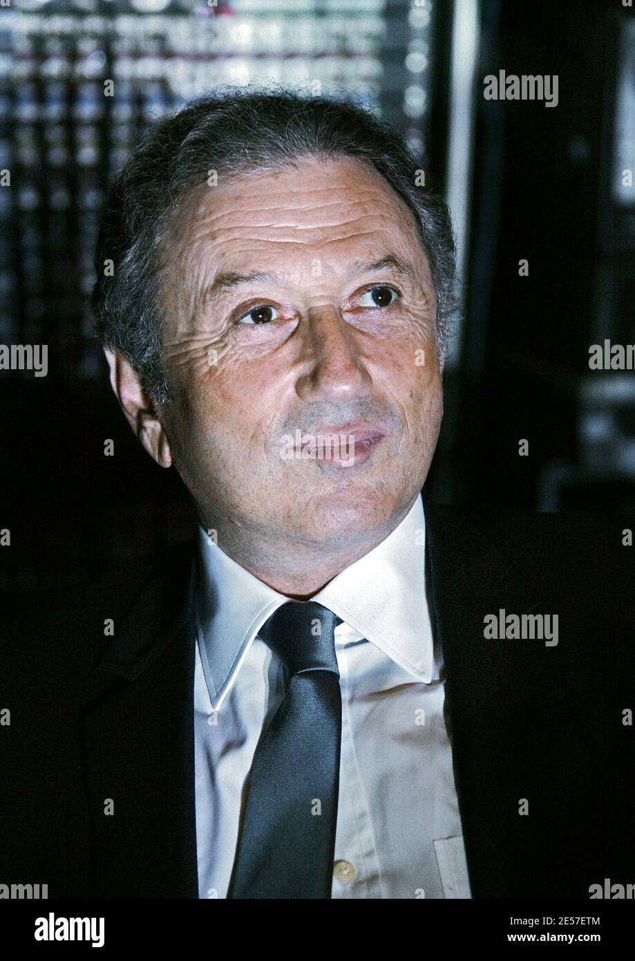 TV Presenter Michel Drucker poses before the Nids d'Or for Nestle party ...