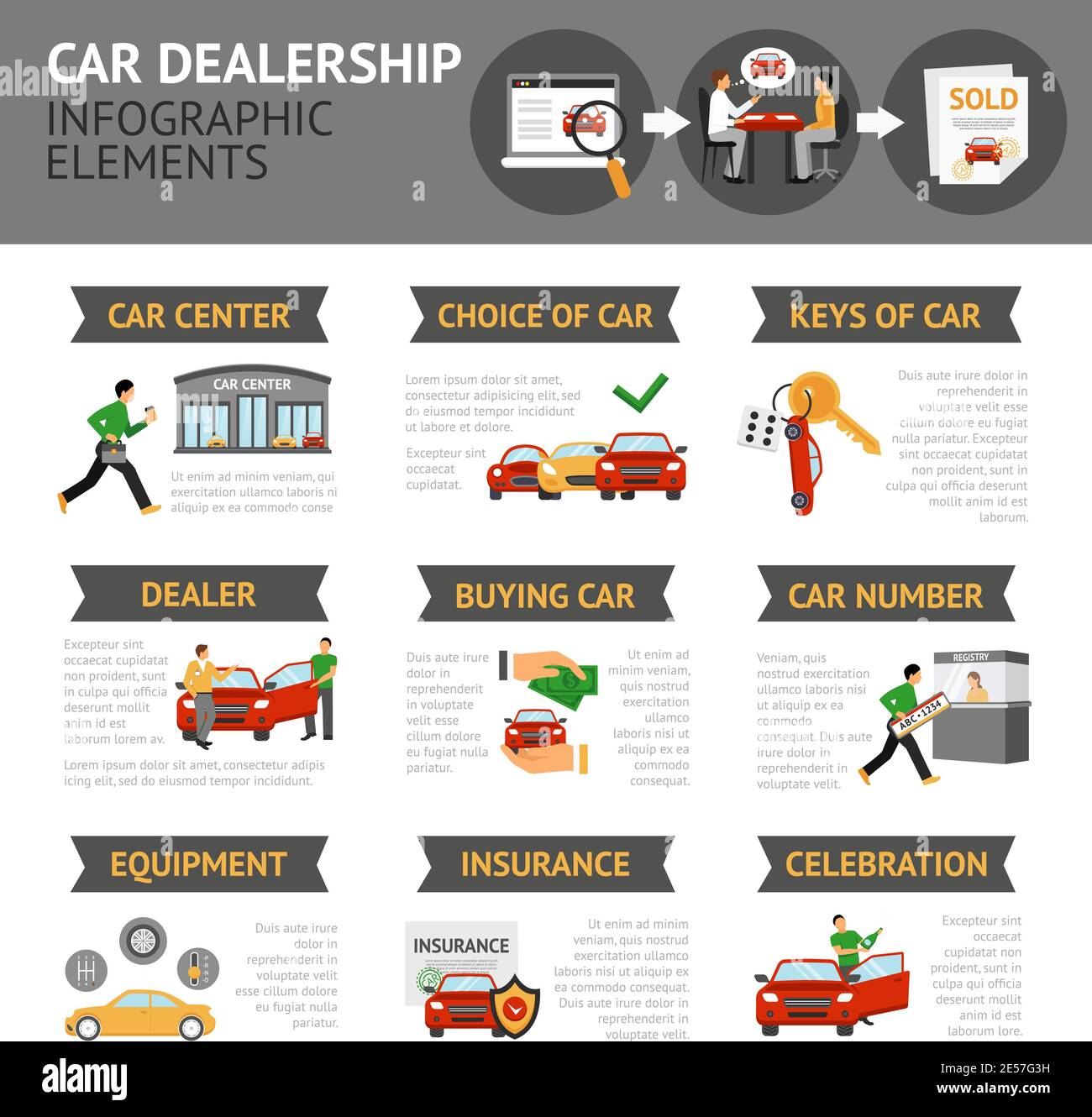 Car salesperson vehicle Stock Vector Images - Alamy