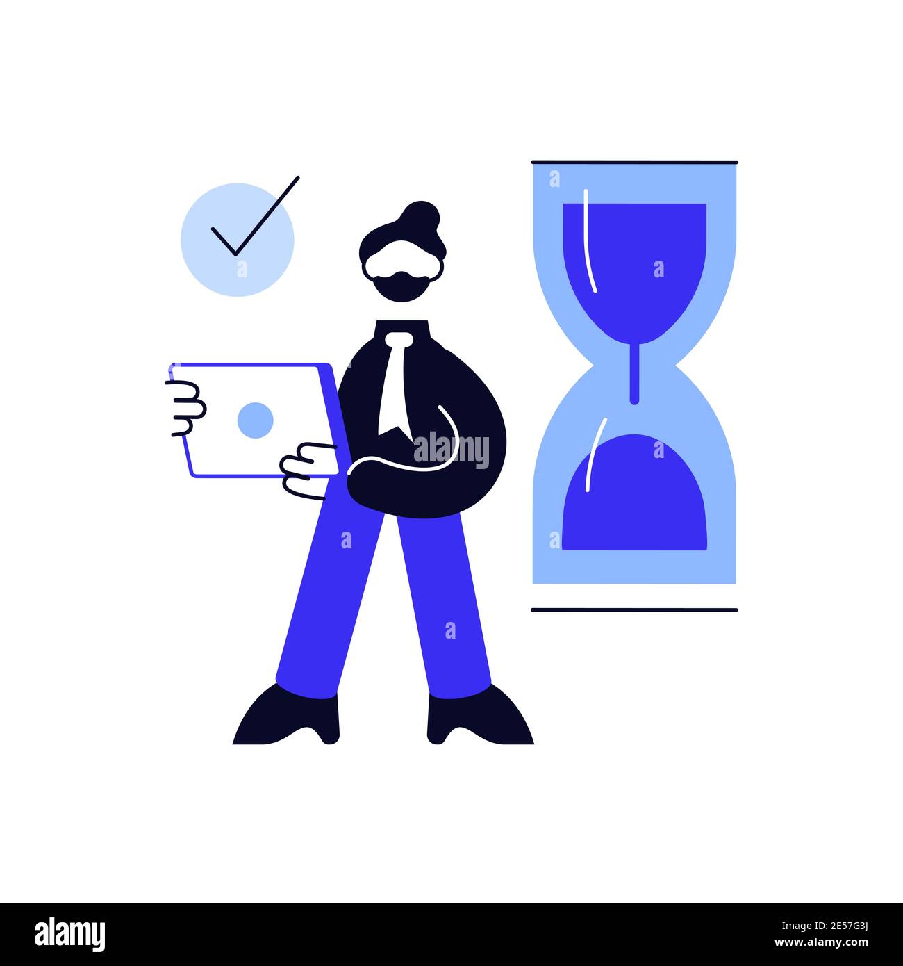 Concept of successful task completion, organize effective plan Stock ...