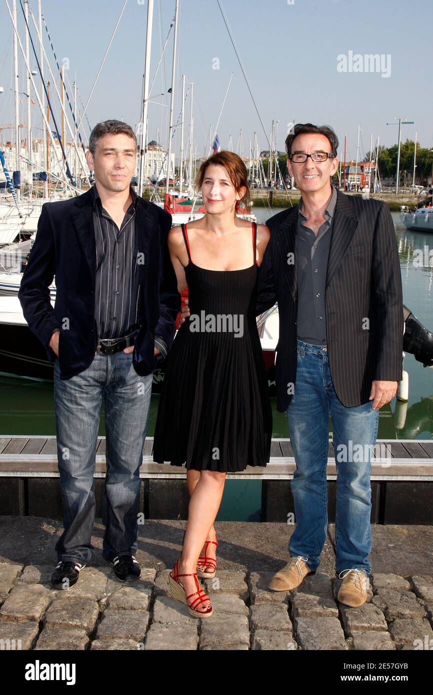 Isabelle Gelinas, Robin Renucci and Richard Duval pose during the 10th ...