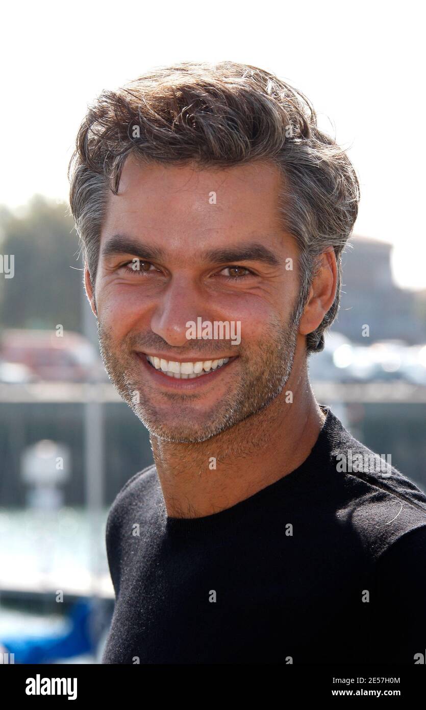 Francois Vincentelli poses during the 10th TV Fiction Festival of La ...