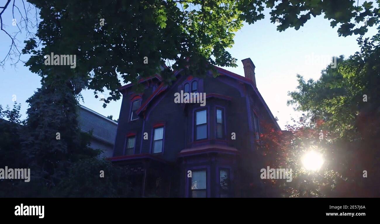 AN AMERICAN SATAN, The Black House, headquarters of the Church of Satan ...