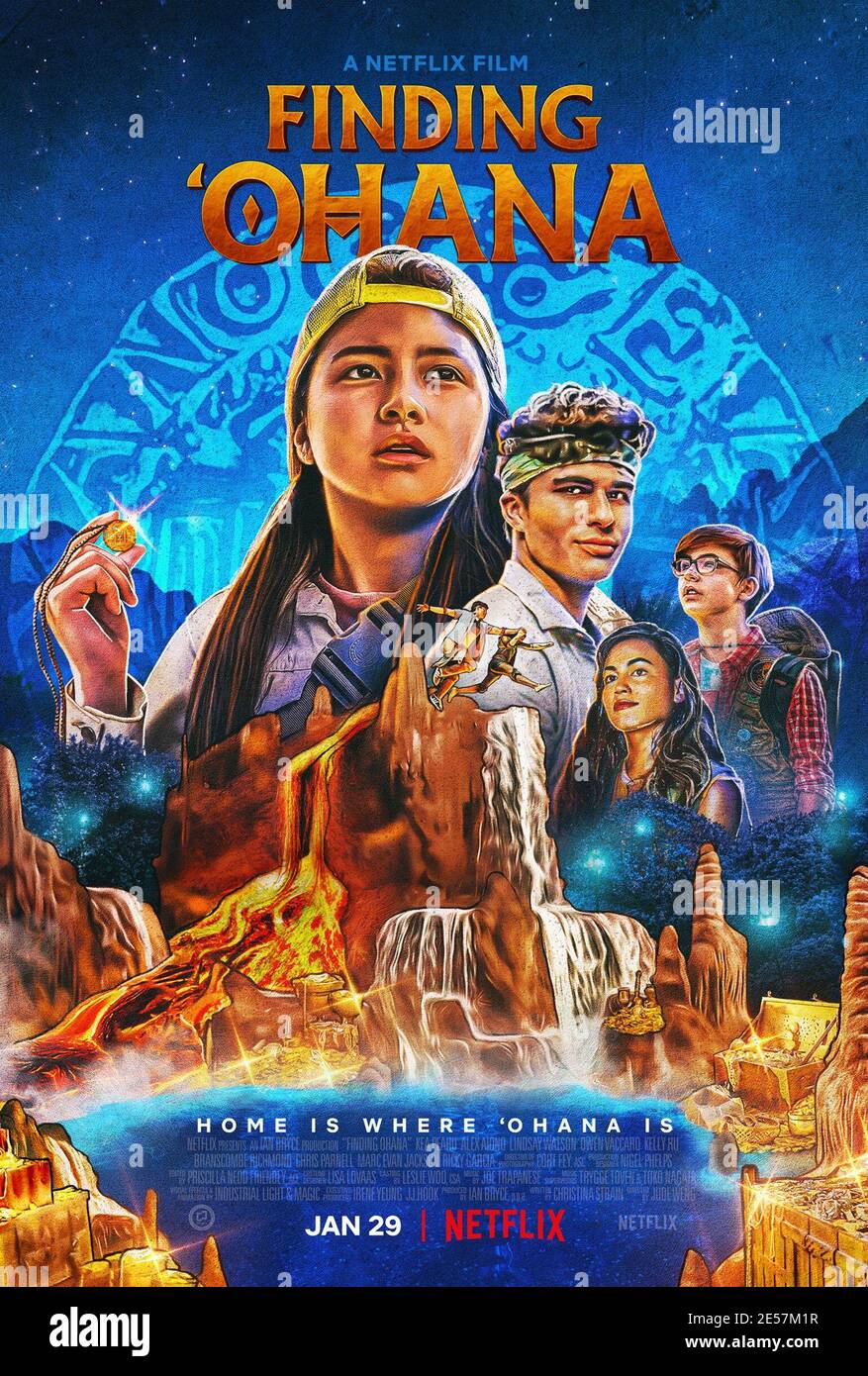 FINDING OHANA, (aka FINDING OHANA), large figures from left: Kea Peahu ...