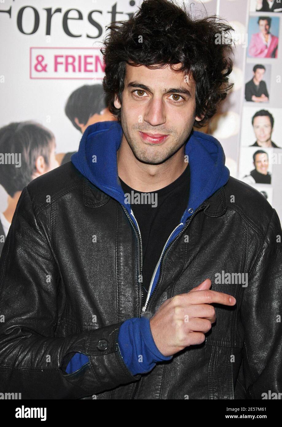 Humorist Max Boublil arriving for the premiere of 'Florence Foresti ...