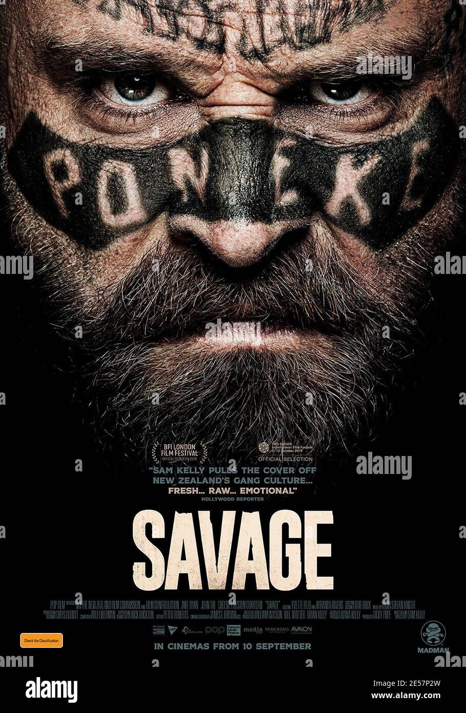 SAVAGE, New Zealand poster, Jake Ryan, 2019. © Quiver Distribution ...