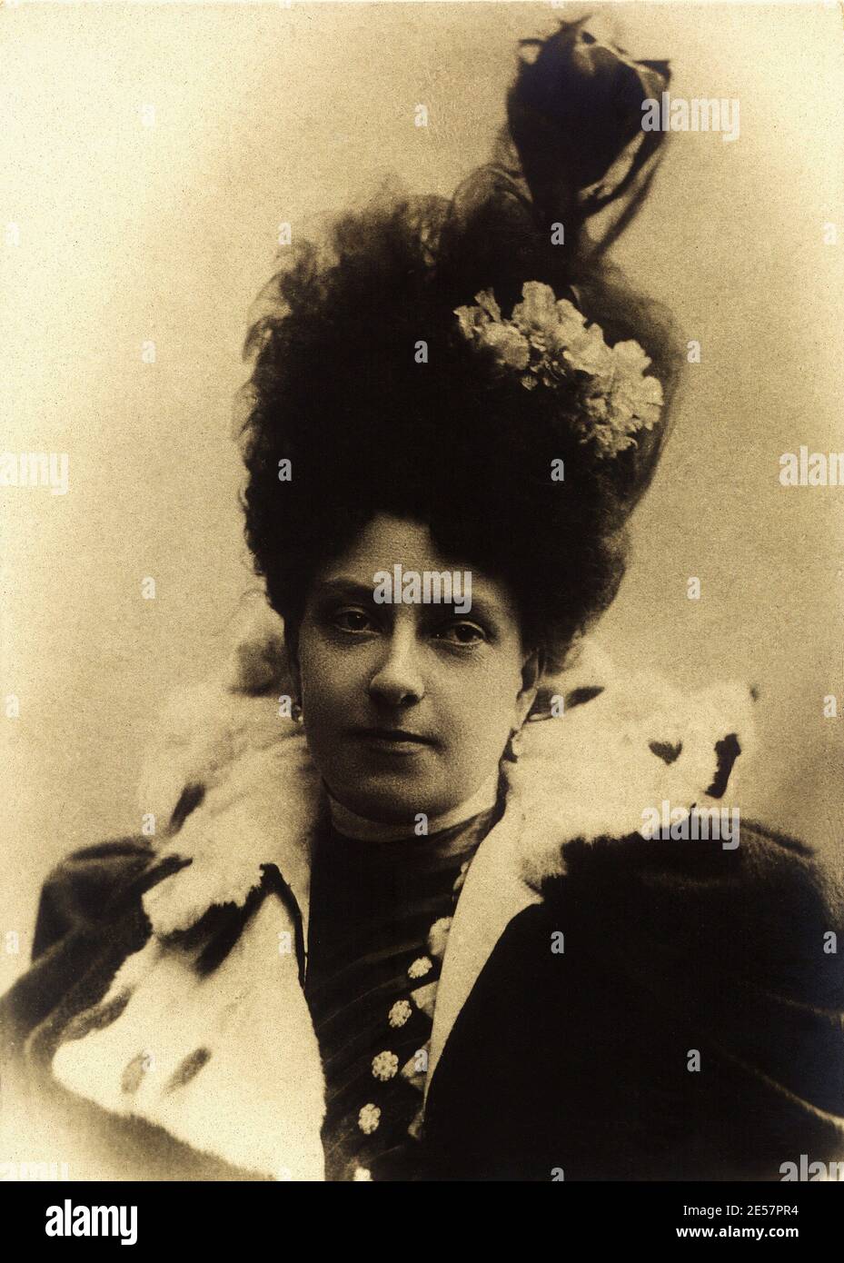 The italian princess LETIZIA BONAPARTE SAVOIA , wife of Amedeo Savoia I ...