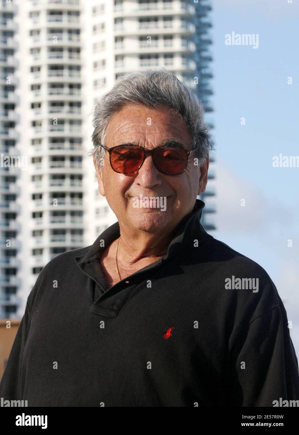 Exclusive!! Vintage UK comedian Mike Winters poses at his Miami Beach ...
