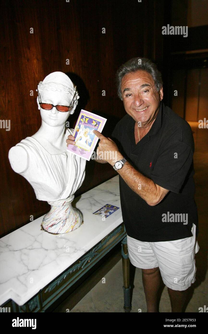 Exclusive!! Vintage UK comedian Mike Winters poses at his Miami Beach ...