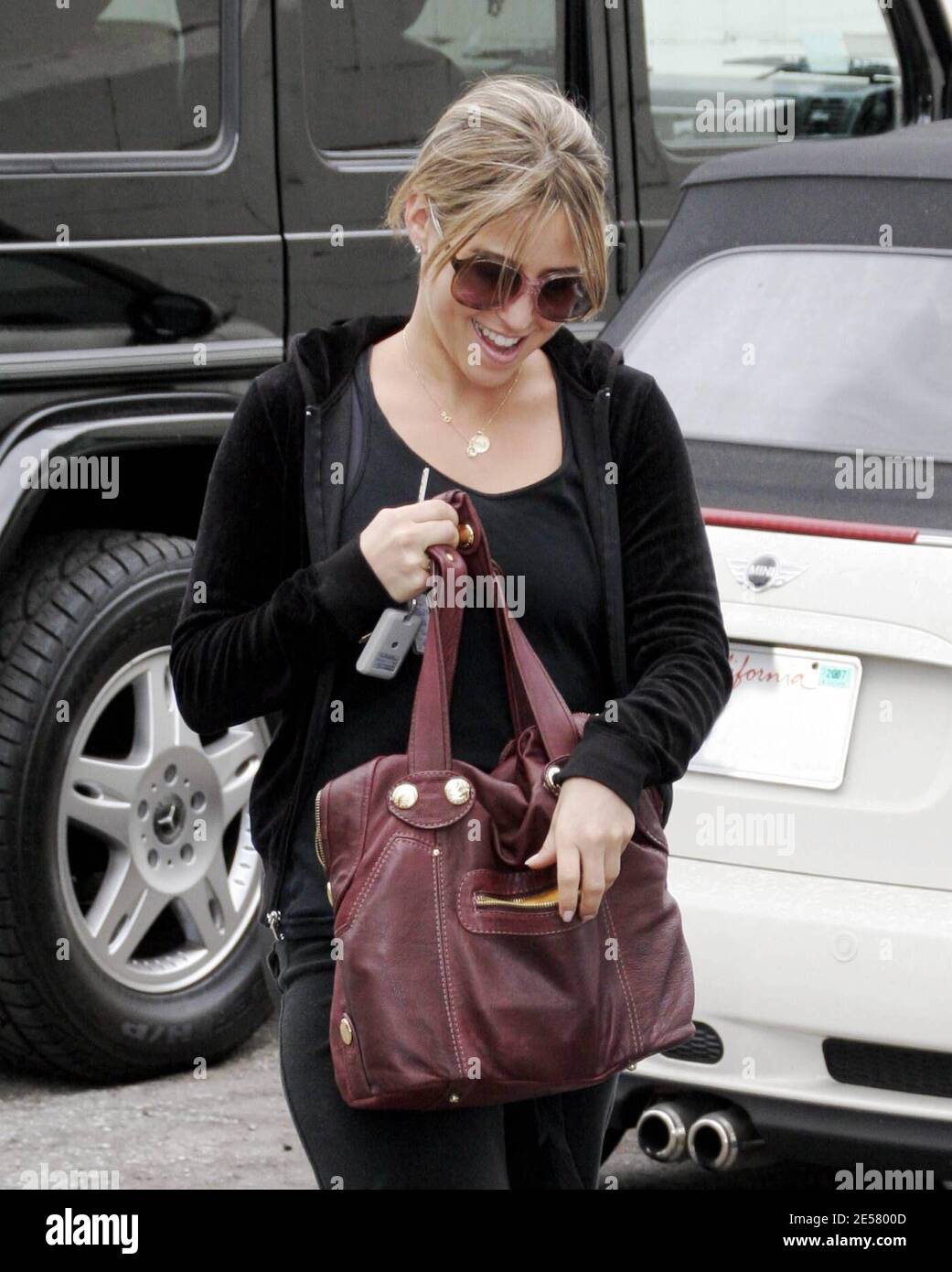 Former S Club 7 star Rachel Stevens goes to the gym in West Hollywood ...