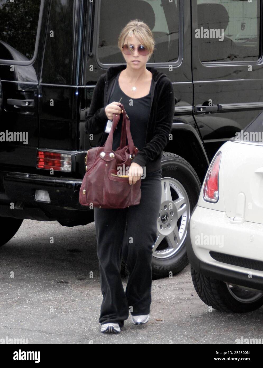 Former S Club 7 star Rachel Stevens goes to the gym in West Hollywood ...