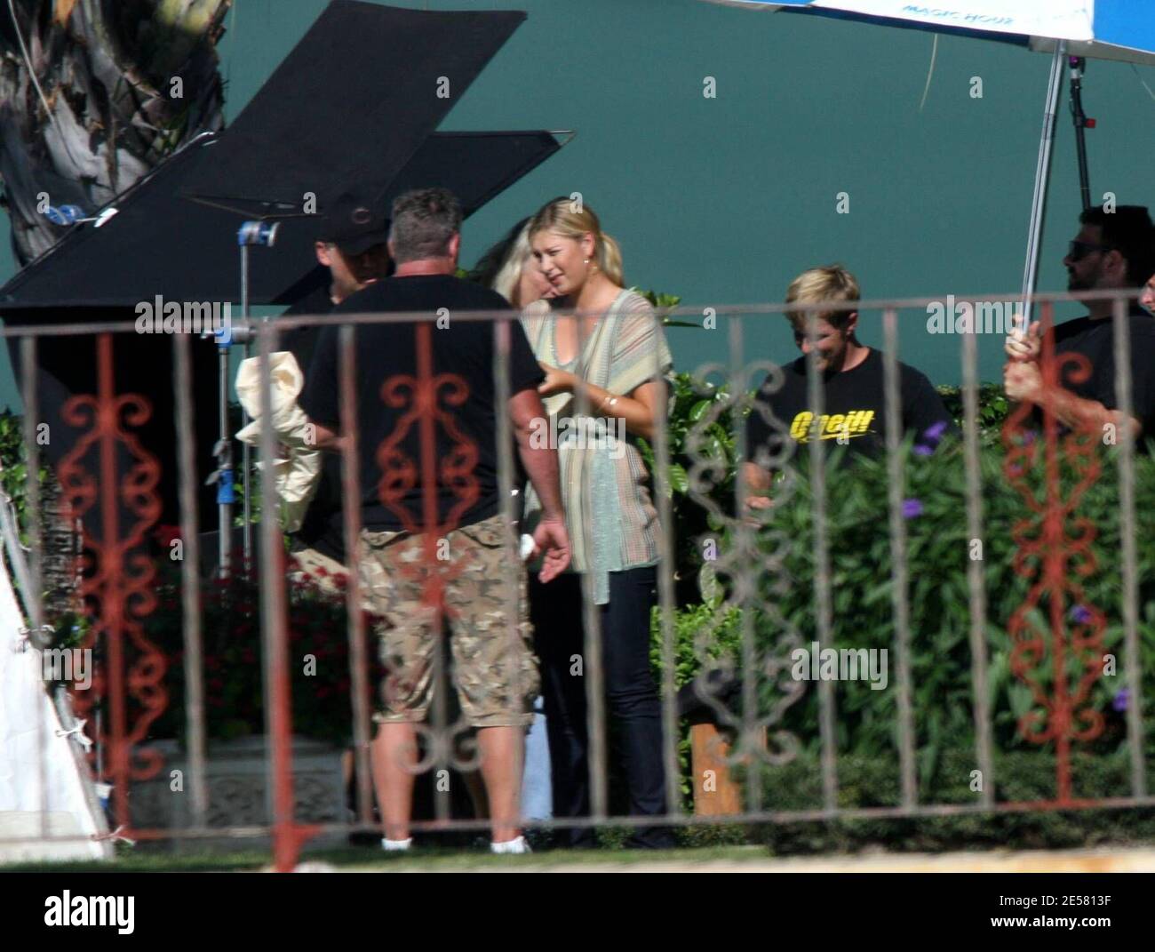 Exclusive!! Maria Sharapova flms an advert for Canon pocket cameras ...