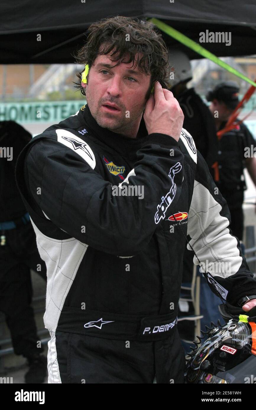 Patrick Dempsey competes in the Koni Challenge at the Homestead-Miami ...