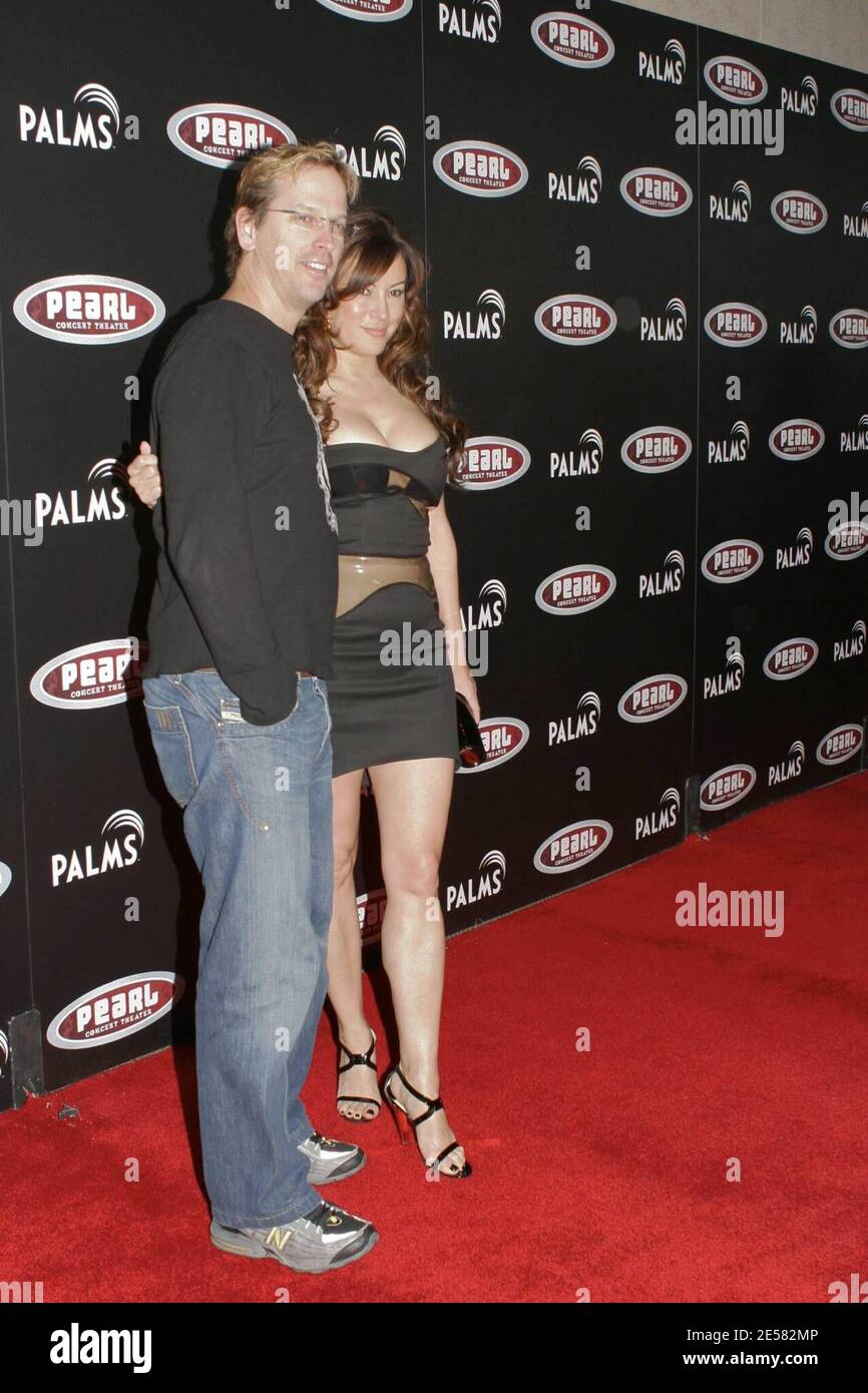 Jennifer Tilly with boyfriend at Las Vegas red carpet opening for Pearl ...