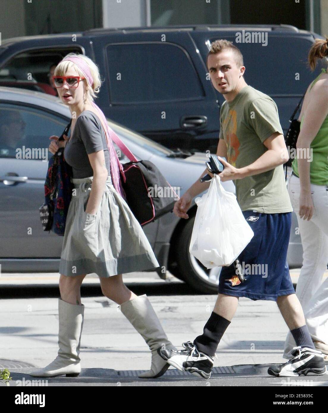 Exclusive!! Frankie Muniz and his fiancee Jamie Gandy enjoy a romantic ...