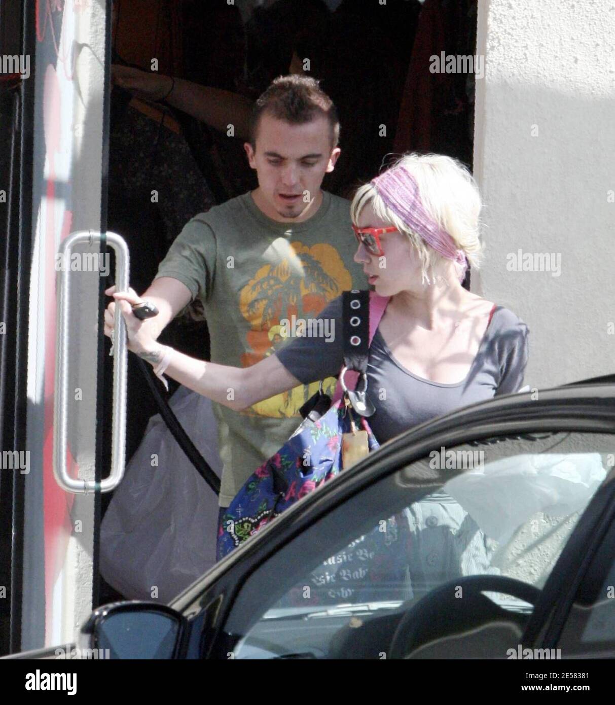 Exclusive!! Frankie Muniz and his fiancee Jamie Gandy enjoy a romantic ...