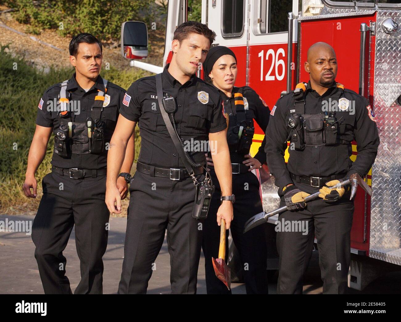 9-1-1: LONE STAR, (aka 911: LONE STAR), from left: Julian Works, Ronen ...