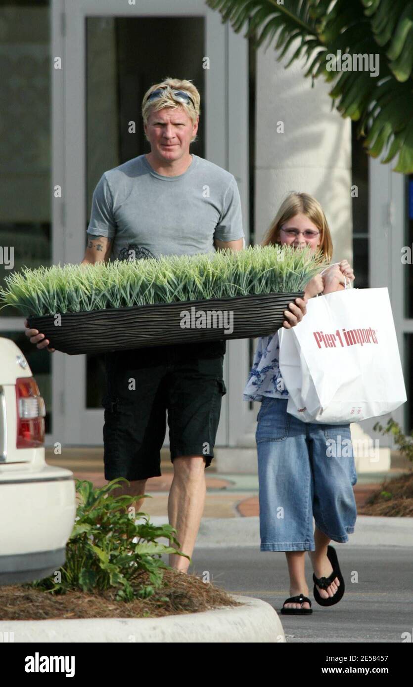 Exclusive!! German soccer ace Stefan Effenberg takes his daughter ...