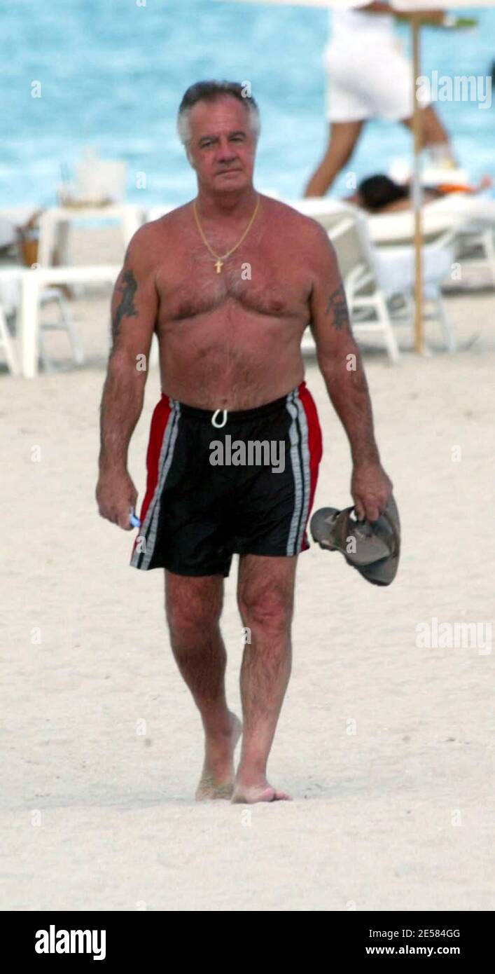 Actor Tony Sircio, Pauly Walnuts in the "Sopranos" TV series has fun ...