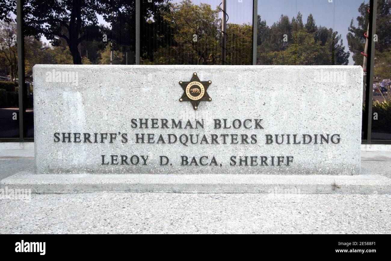 Sheriff Lee Baca holds a press conference with Undersheriff Larry ...