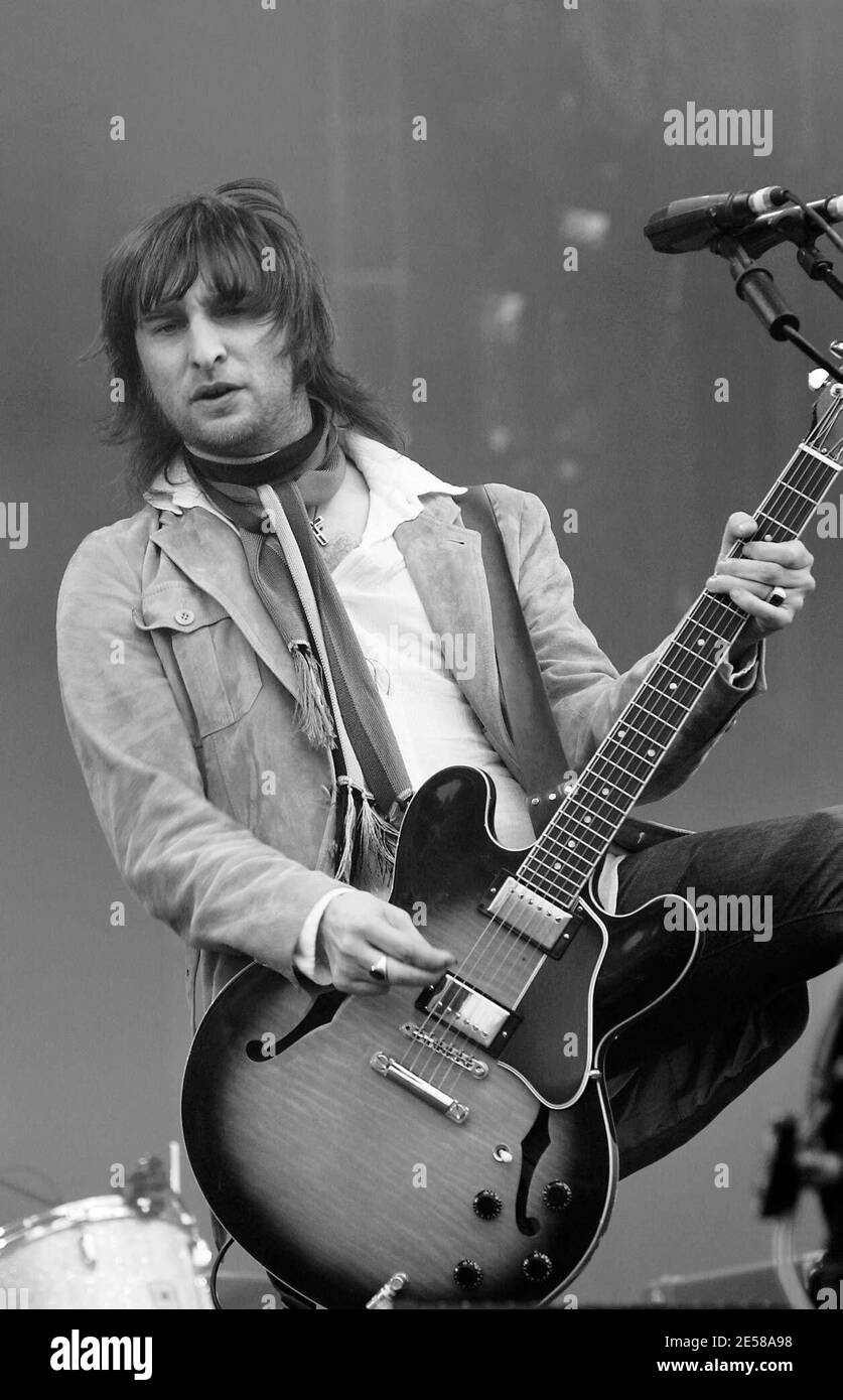 Top Australian band Jet performing at the "Hyde Park Calling" open-air ...