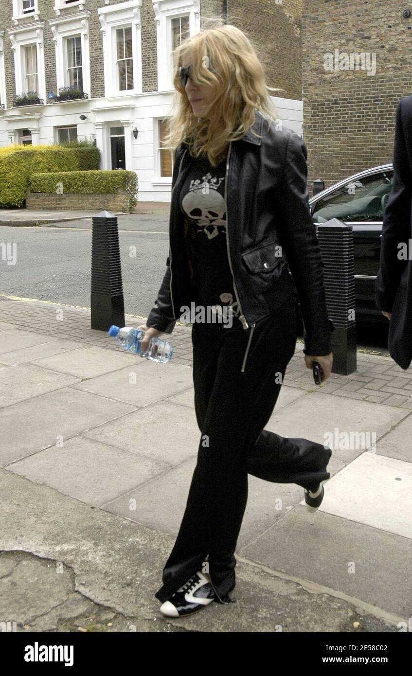 Madonna working out at her gym in London, UK. 7/6/07. [[map]] Stock ...