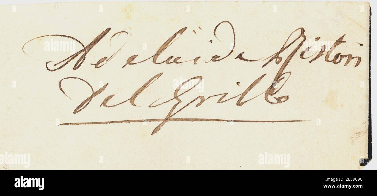 1860 c., USA : Personal signature autograph of the most celebrated XIX ...