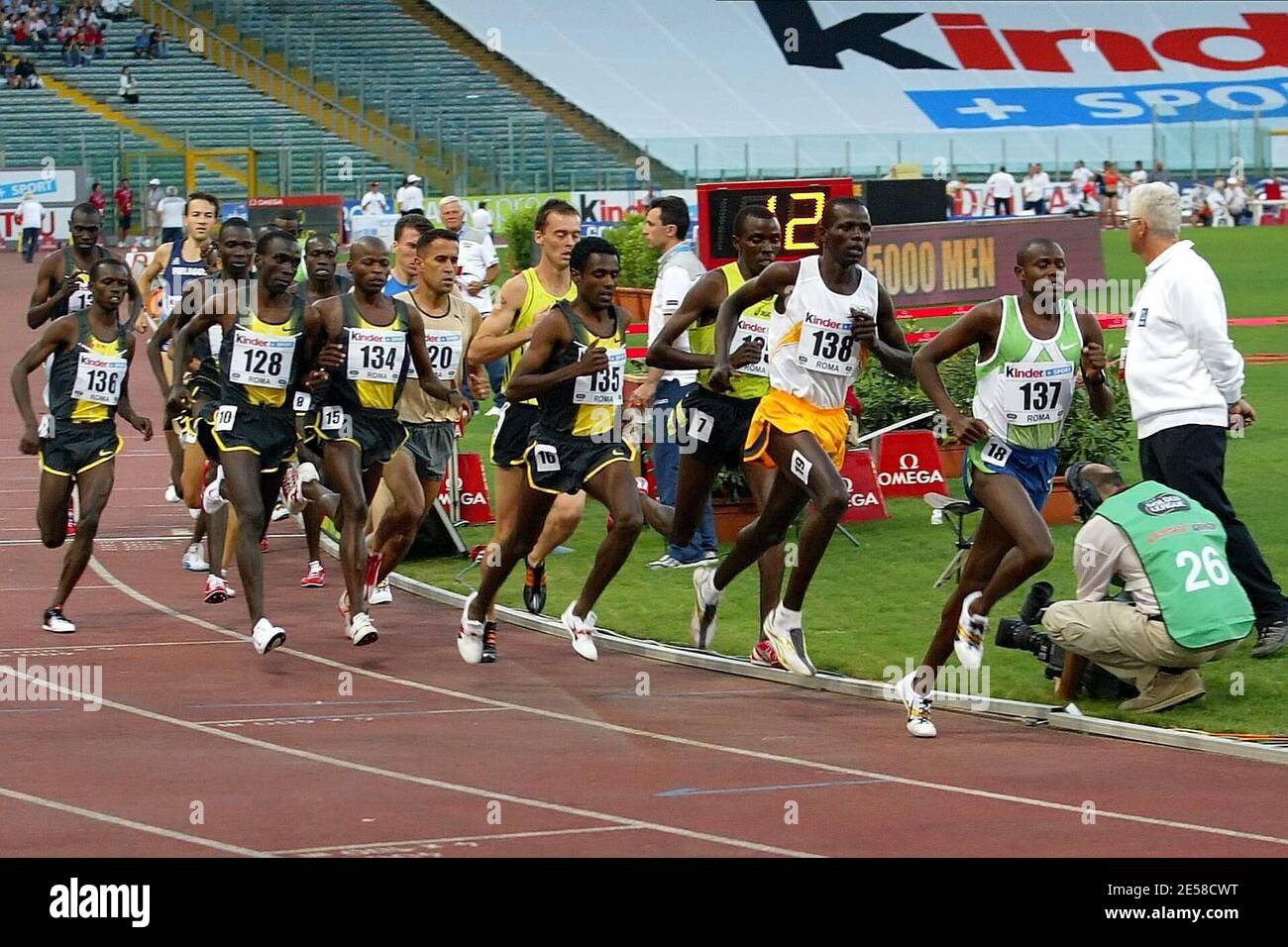 Golden Gala at the Olympic Stadium of Rome, 5000m Men's. Rome, Italy. 7 ...