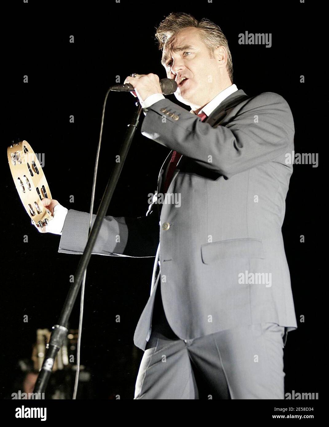 Morrissey Singing High Resolution Stock Photography and Images - Alamy