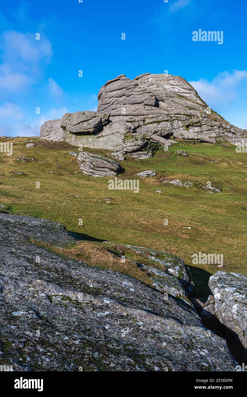 Haytor Rocks, Dartmoor Park, Devon, England Stock Photo - Alamy