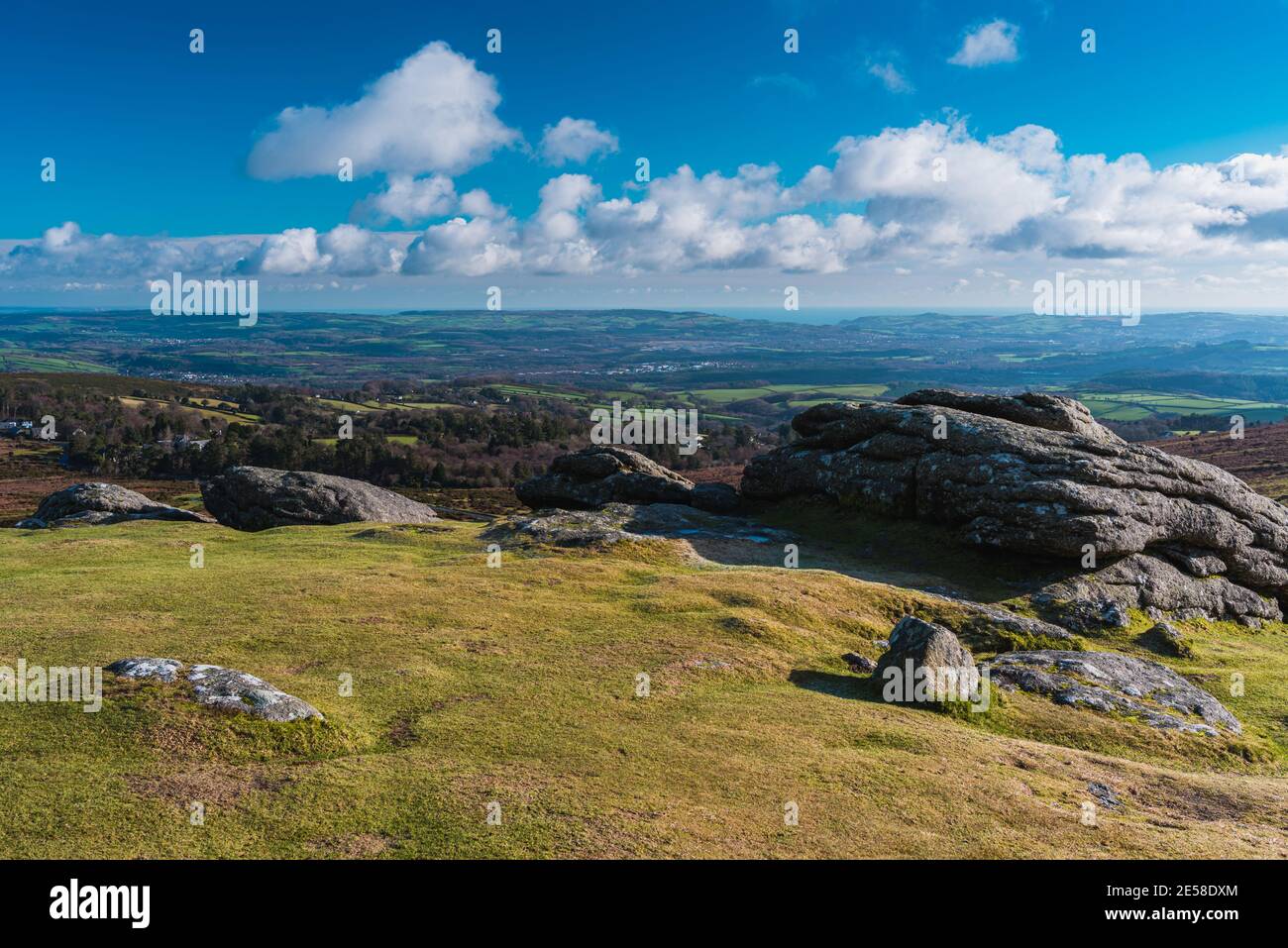 Haytor Rocks, Dartmoor Park, Devon, England Stock Photo - Alamy