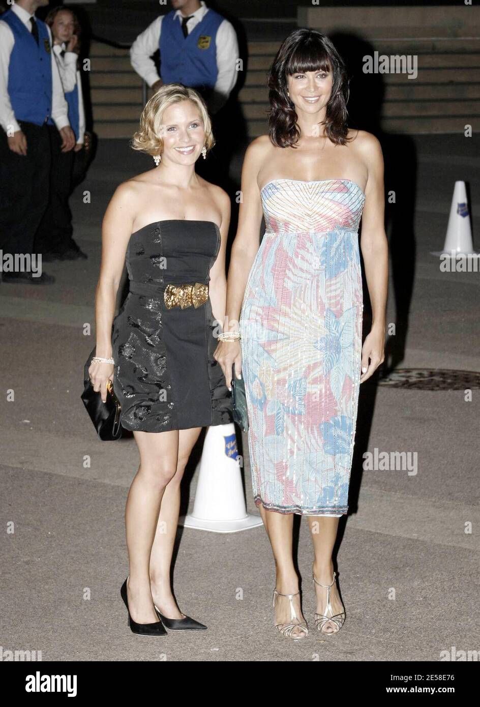 Kristin and Catherine Bell arrives at the invitation only party to ...
