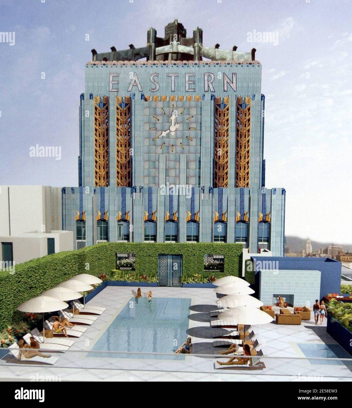 Eastern columbia building los angeles hi-res stock photography and ...