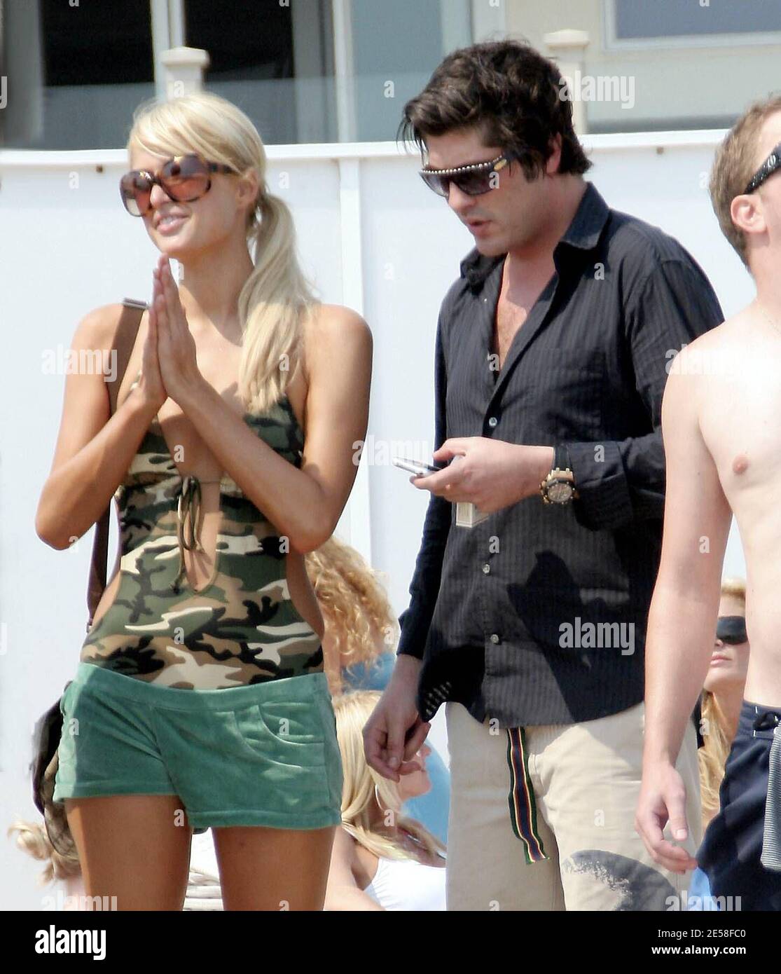 Paris Hilton has a few friends 'round for a low-key get together on ...