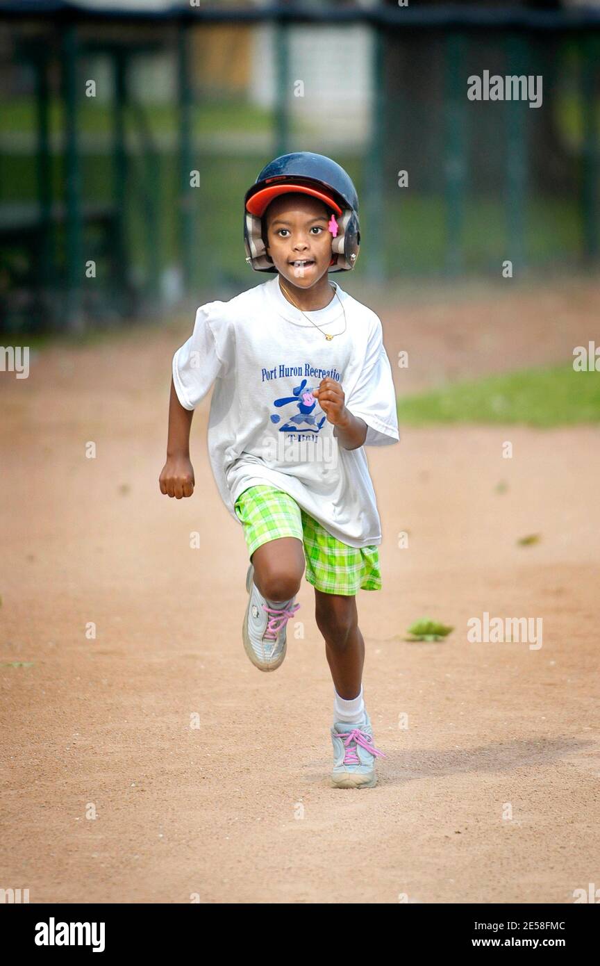 Year old african american baseball hi-res stock photography and images ...