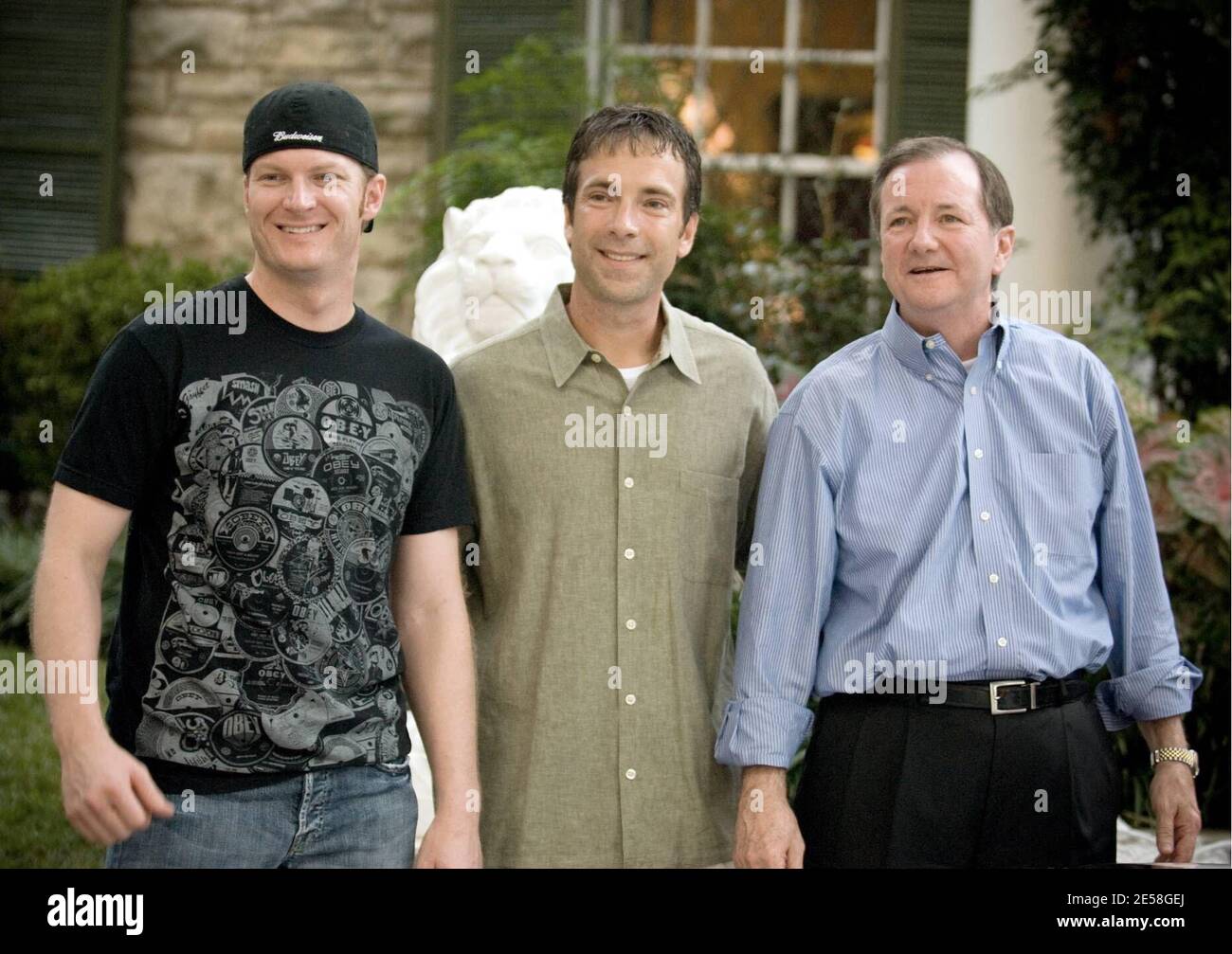 Dale Earnhardt Jr., along with his mother and grandmother, open the ...