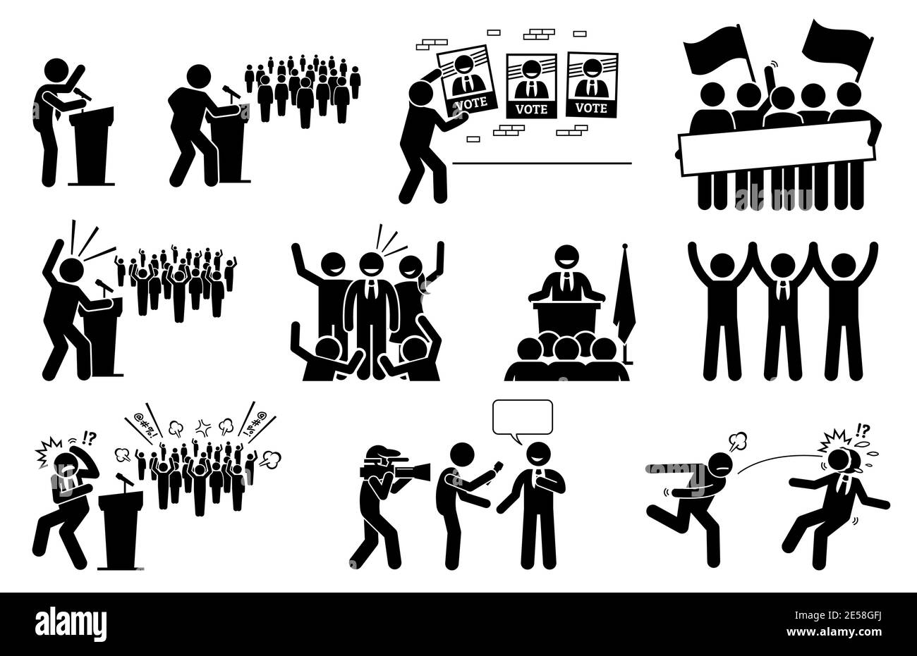 Candidate for prime minister Stock Vector Images - Alamy