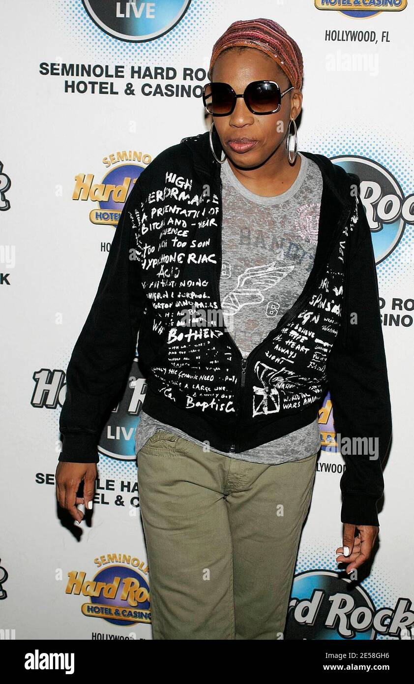 Singer and actress Macy Gray appears at Seminole Hard Rock Hotel ...