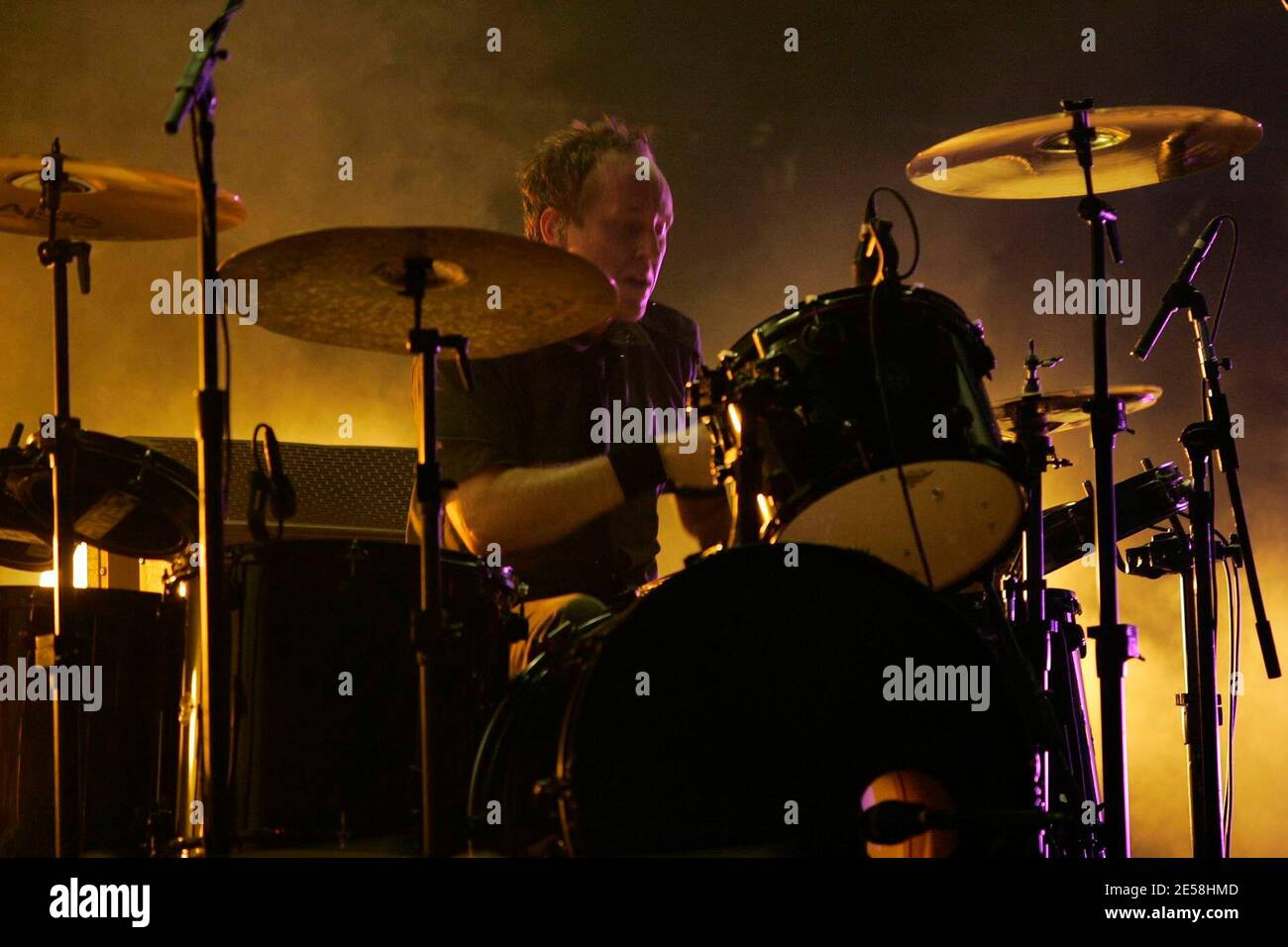US rock band Nine Inch Nails performs at the last day at the Reading ...