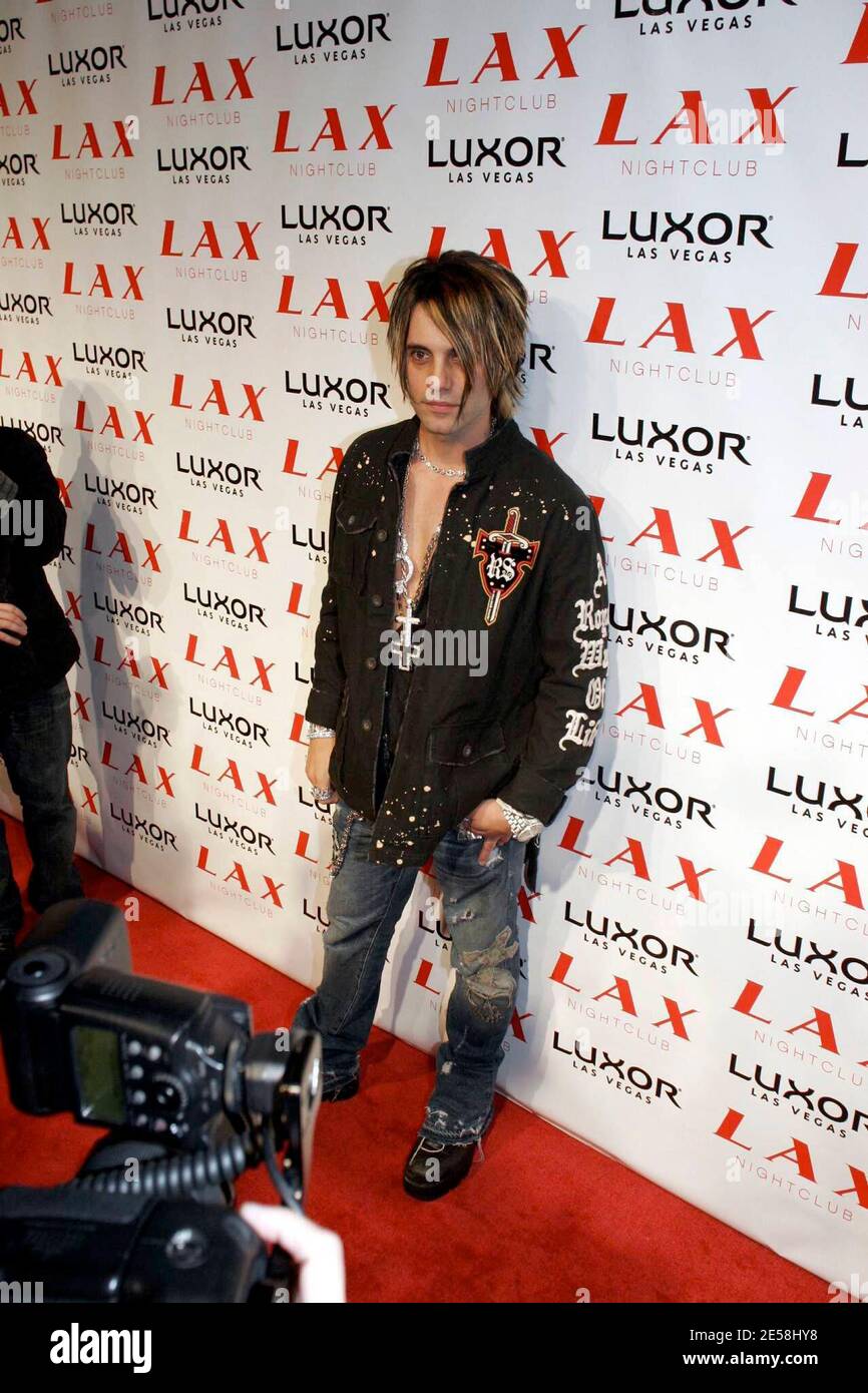 Criss Angel greets the press and his fans on the red carpet at the LAX ...