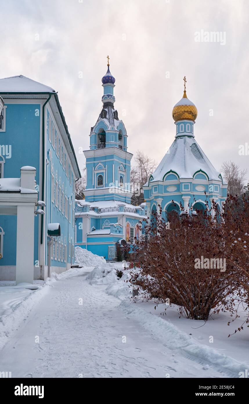 Yekaterinburg, Russia – January 04, 2021: The view of the Ioanno ...