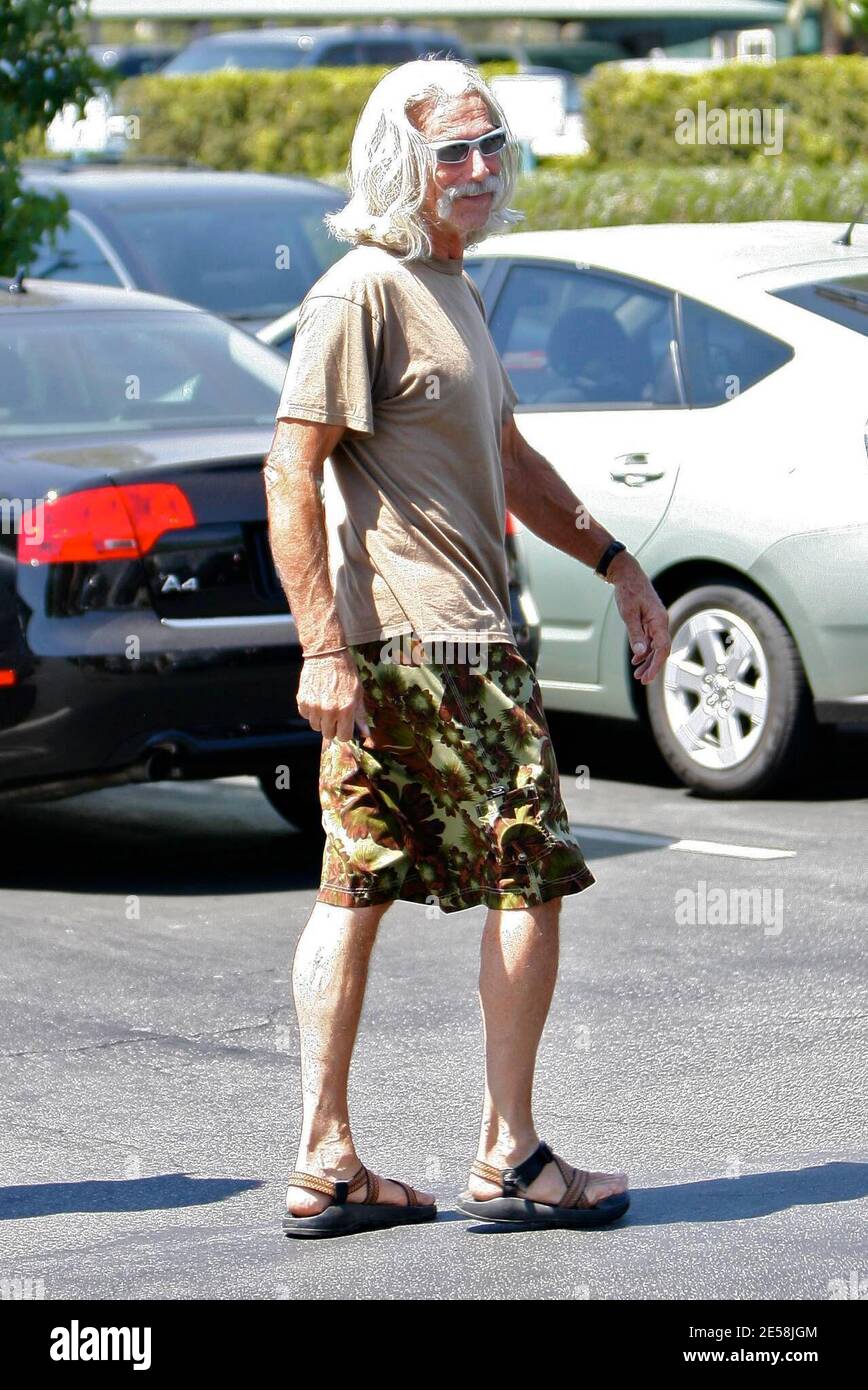 Exclusive!! Sam Elliott spends Labor Day at the Country Mart in Malibu ...