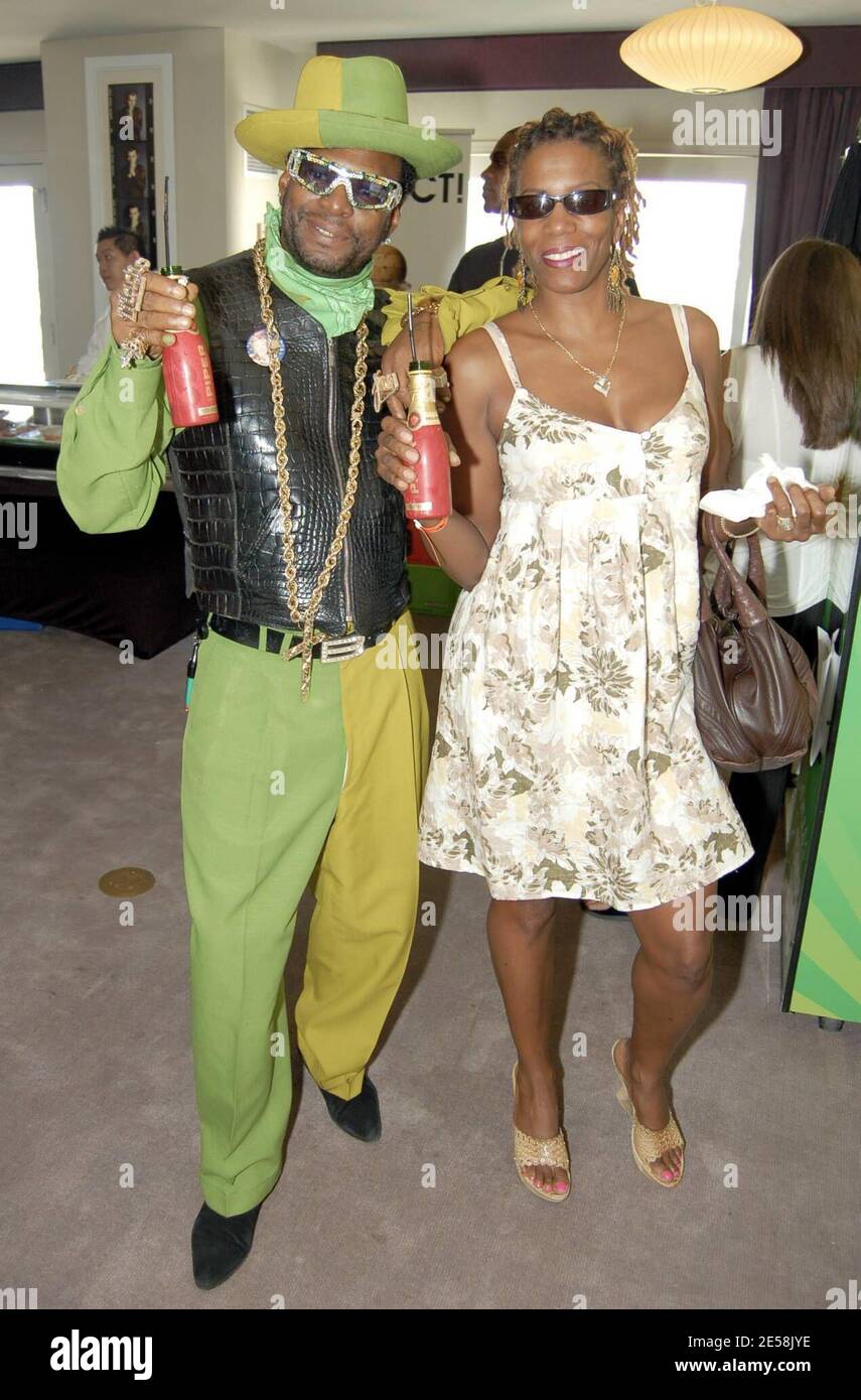 Bishop Don Magic Juan attends the first day of the Star Lounge gifting and hospitality suite in ...