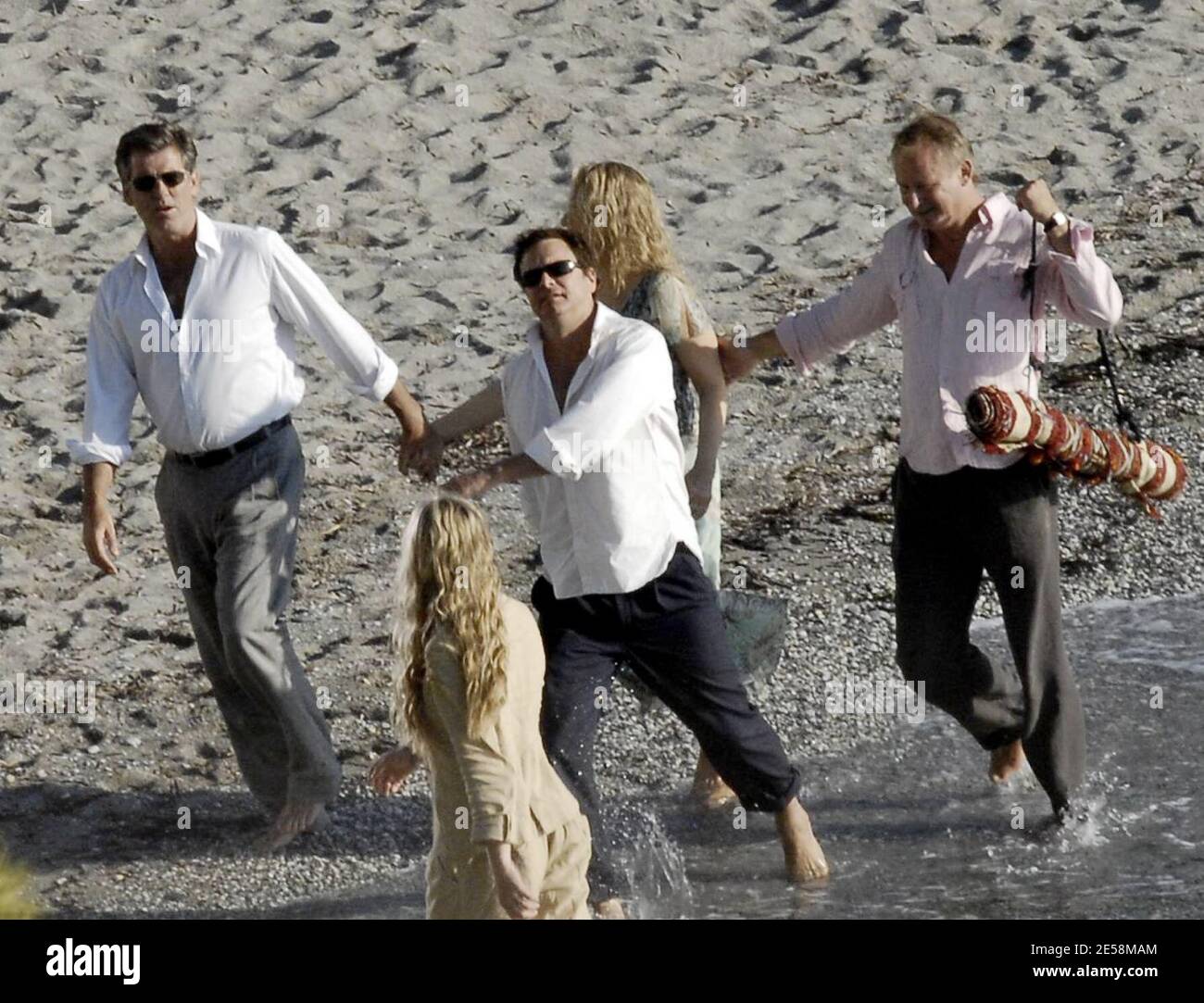 Stellan skarsgard pierce brosnan hi-res stock photography and images ...