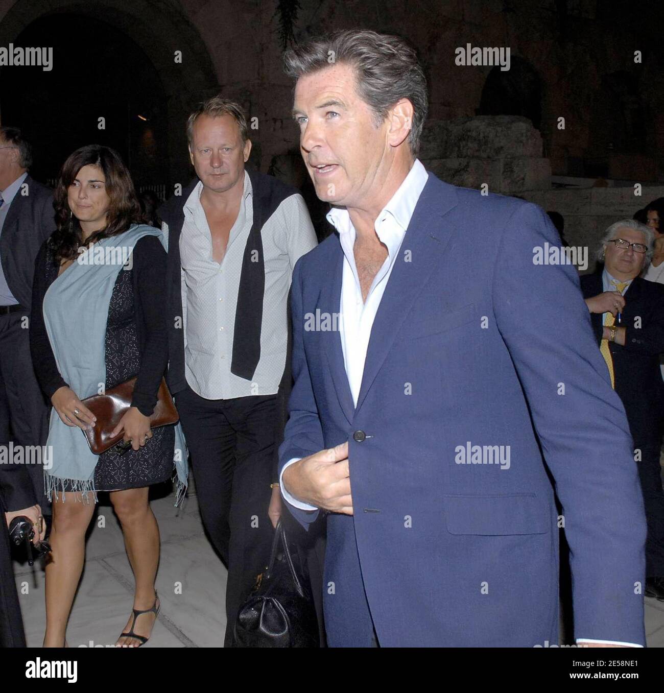 Stellan skarsgard pierce brosnan hi-res stock photography and images ...
