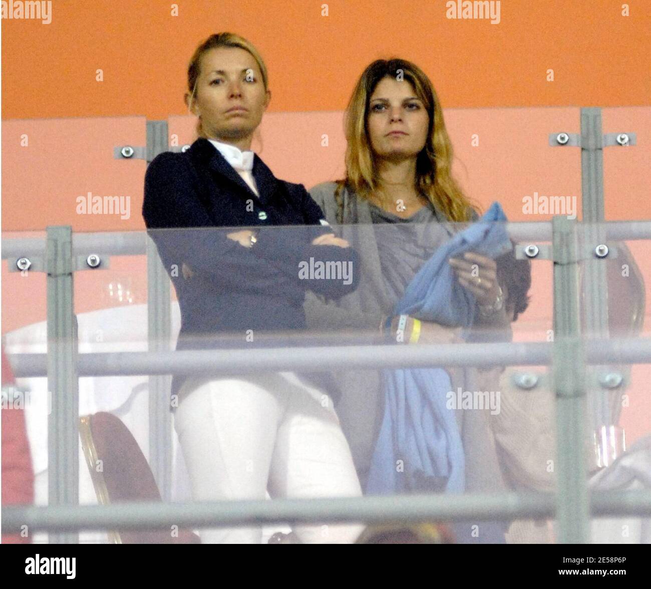Athena Onassis de Miranda and her daughter, Viviane de Miranda, cheered ...