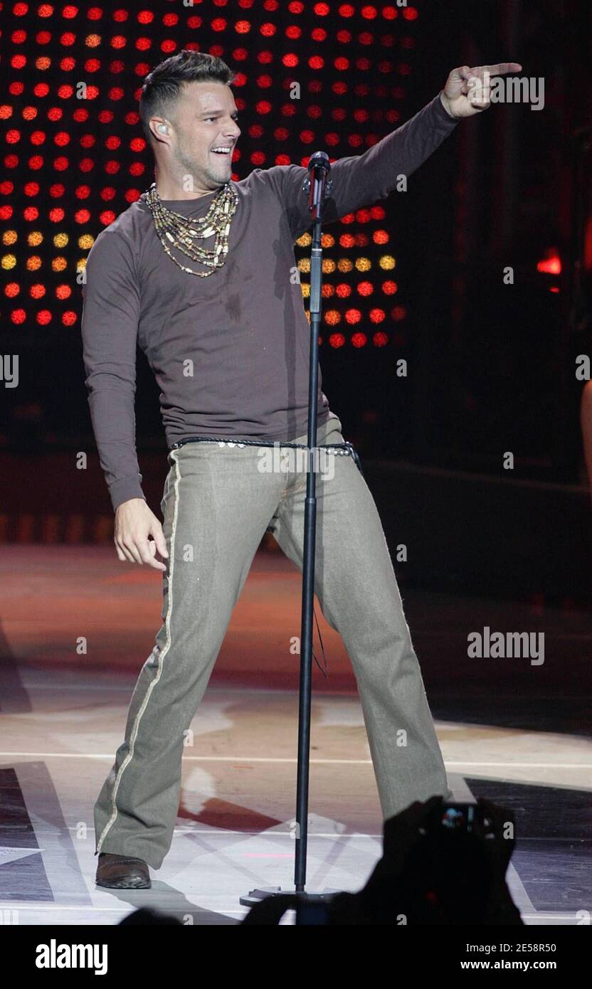 Ricky Martin performs in concert at The Fillmore Miami Beach at Jackie ...