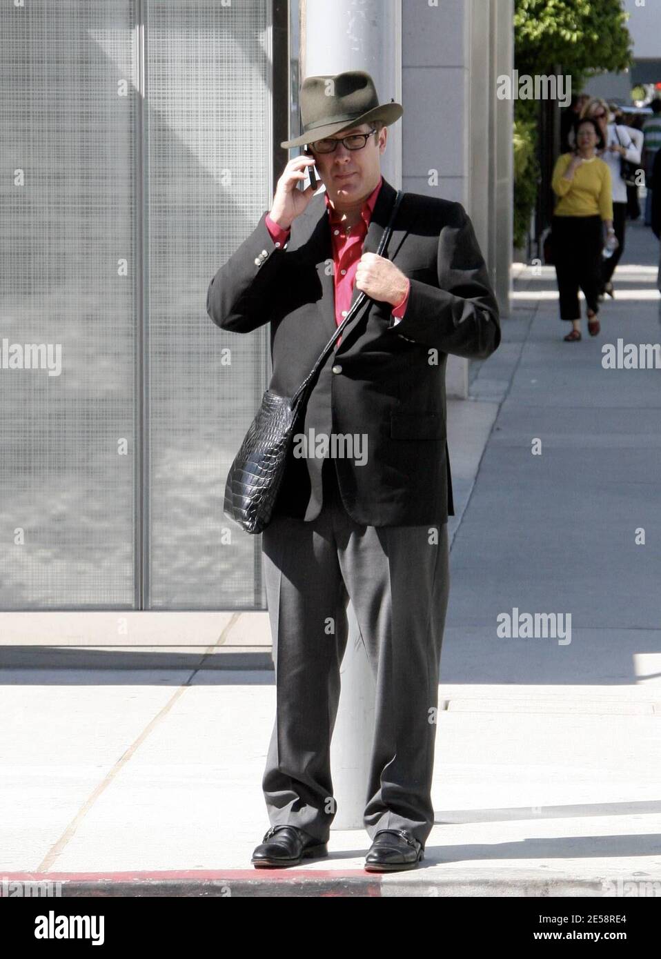 Exclusive!! James Spader and his partner Leslie Stefanson spend an ...