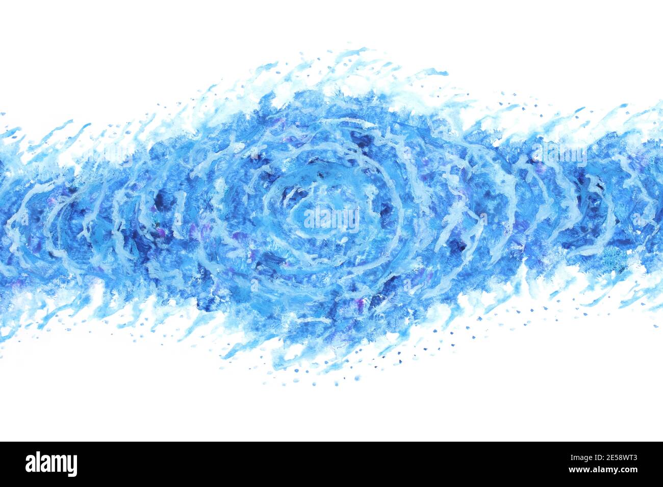 pastel color water blue ripple abstract on natural grunge watercolor ...